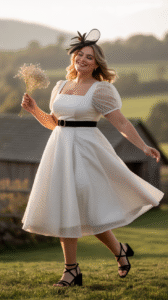 10 Plus size Monochrome Wedding Guest Looks That Nail the Black & White ...